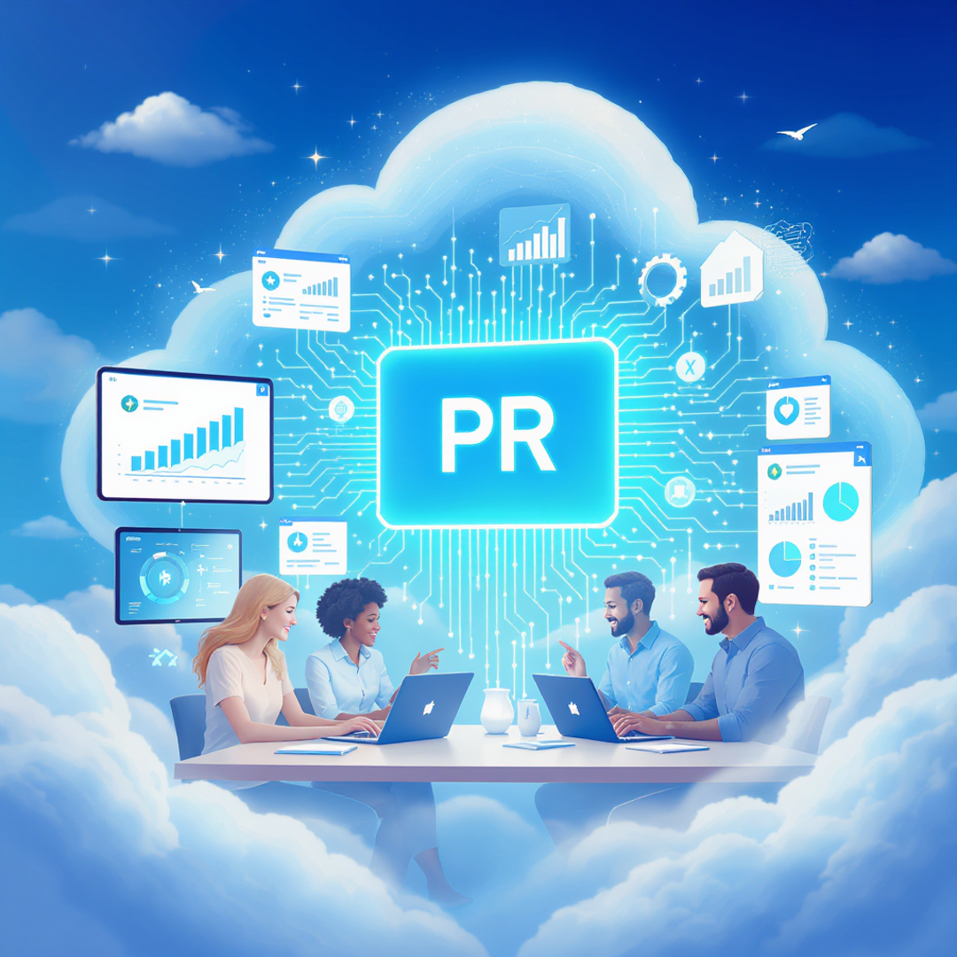 What are the advantages of using cloud-based solutions for managing PR campaigns?